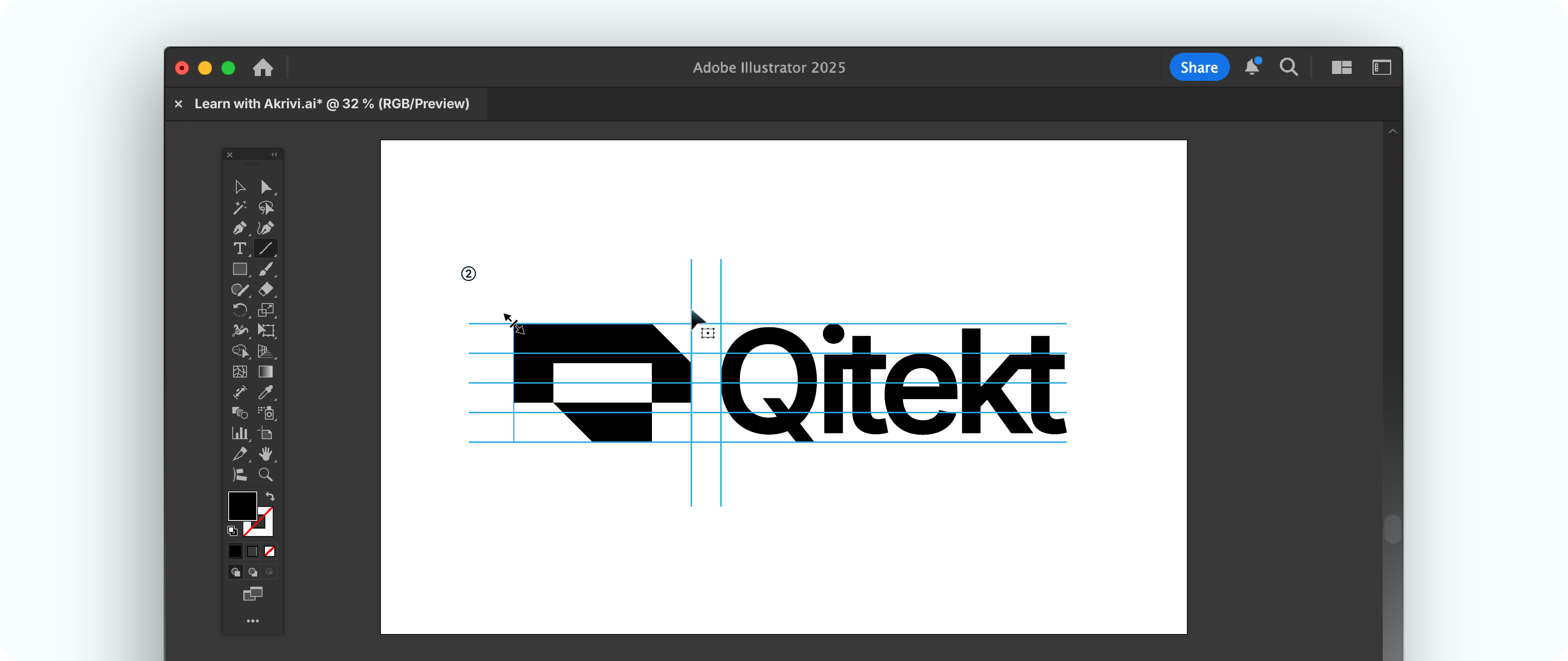 How to Balance Your Logos: Pairing your Logomark & Logotype Using Grids - Akrivi